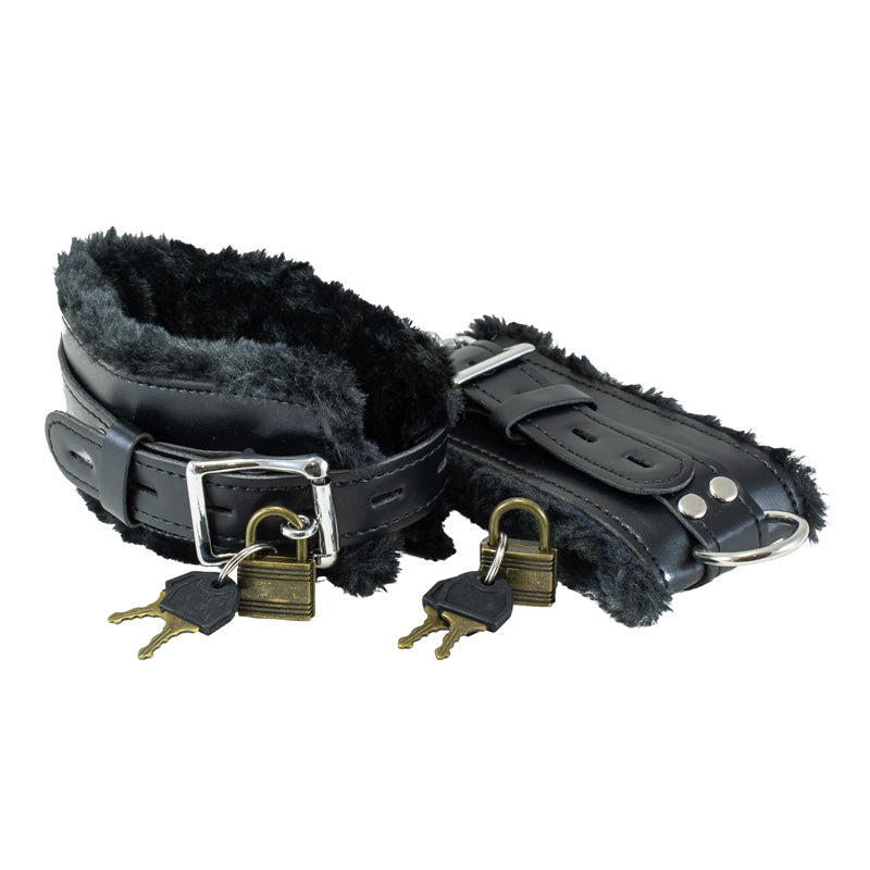 Shop Fur Lined Lockable Ankle Restraints - Love Shop