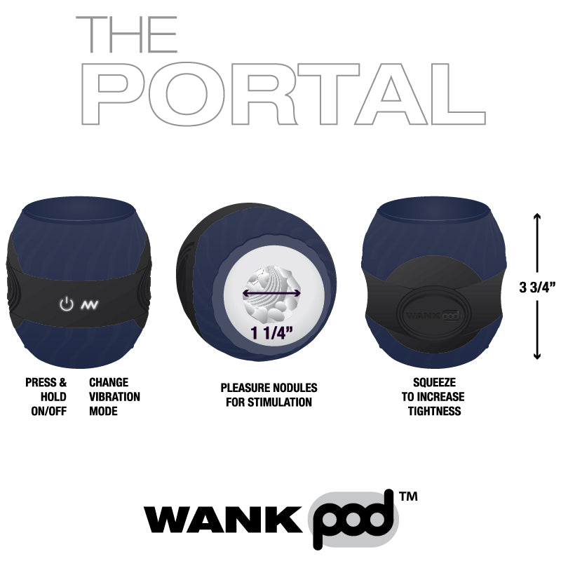 Shop Wank Pod Portal Vibrating Stroker - Love Shop