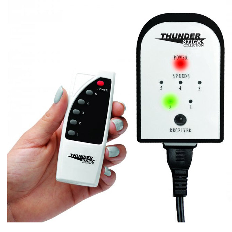 Shop Thunder Touch 5 speed Wireless Remote Wand Controller - Love Shop